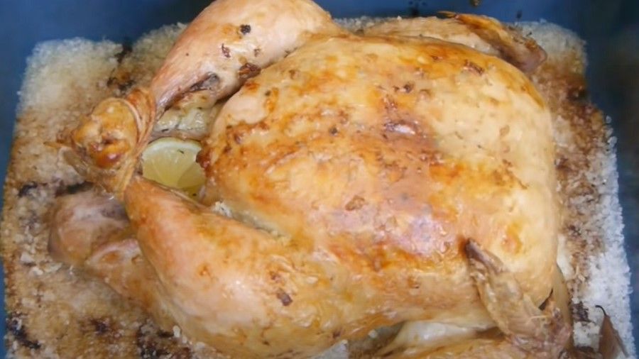 Receta de pollo a la sal al horno - MEJORES RECETAS 🥇【 2026 】🍽️